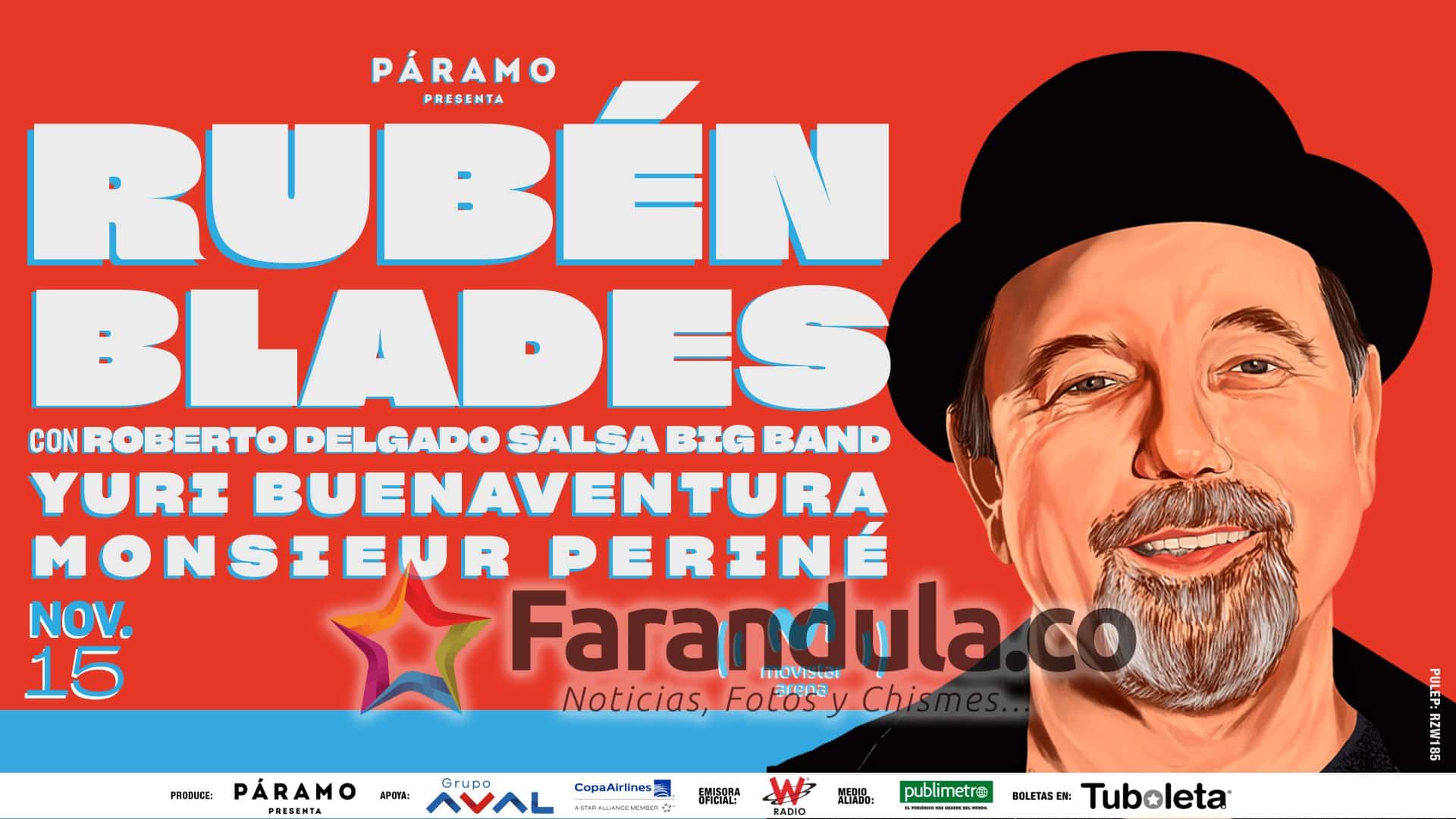 Rubén Blades en concierto: 50 años de música 1969-2019