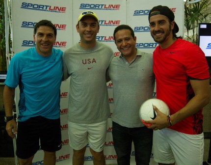 Daniel Tilger y Julián Tellez Exfutbolistas profesionales, Diego García ...